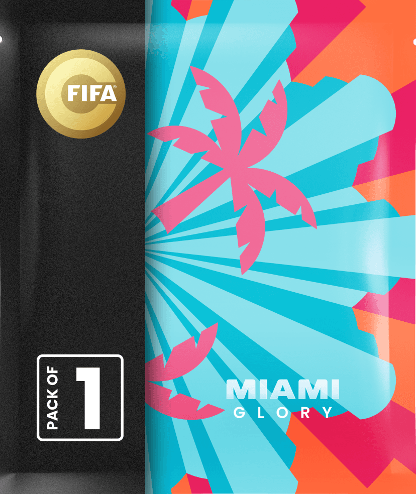 Collectible also valid as RTB for 2 tickets to M13 Miami - FIFA Collect