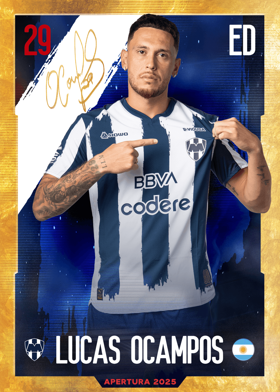 Lucas Ocampos - Signed - FIFA Collect