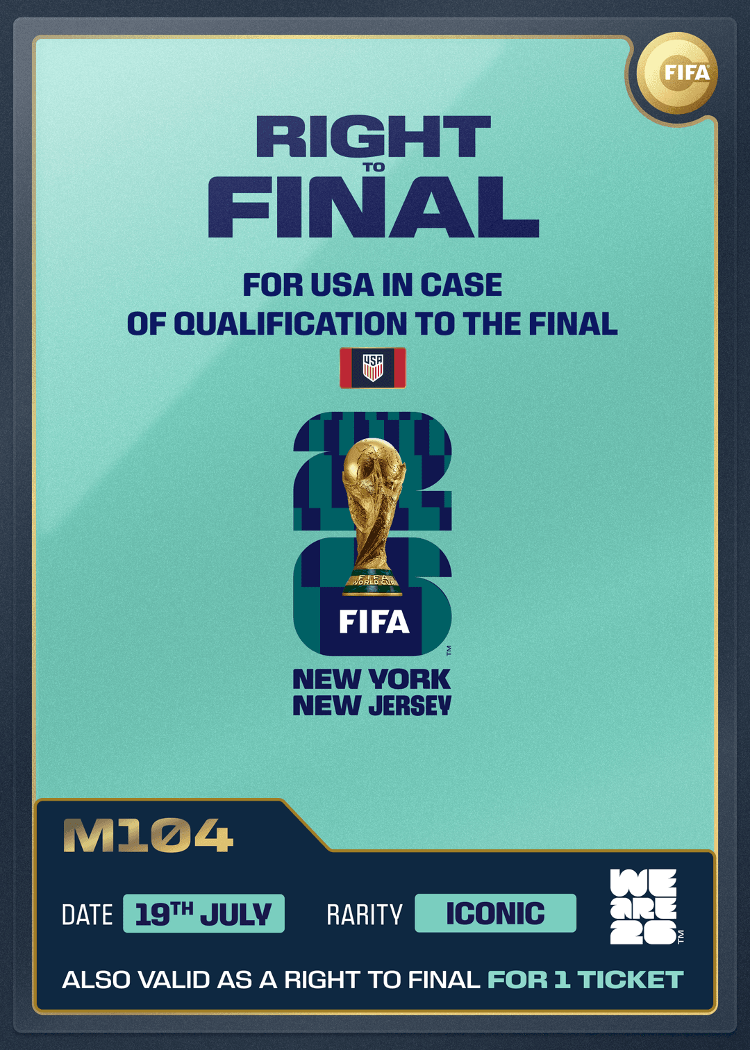 Right to Final: Team USA - FIFA Collect