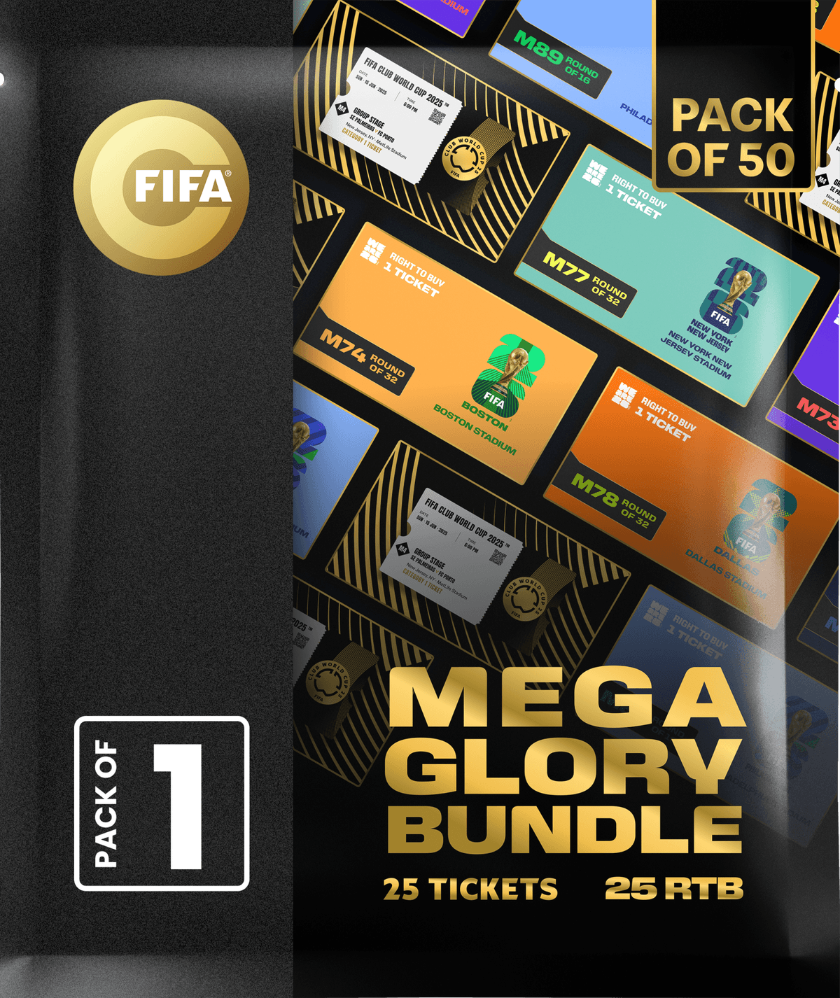 Collectible also valid as RTB for one ticket to M98 Los Angeles - FIFA Collect