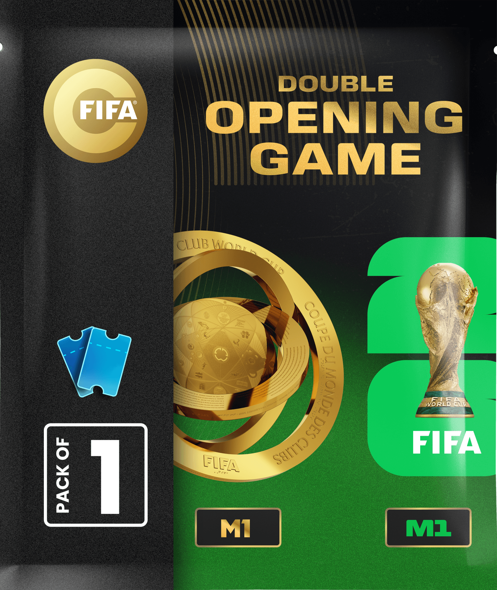 Collectible also valid as RTB for 1 ticket to M1 Mexico City - FIFA Collect