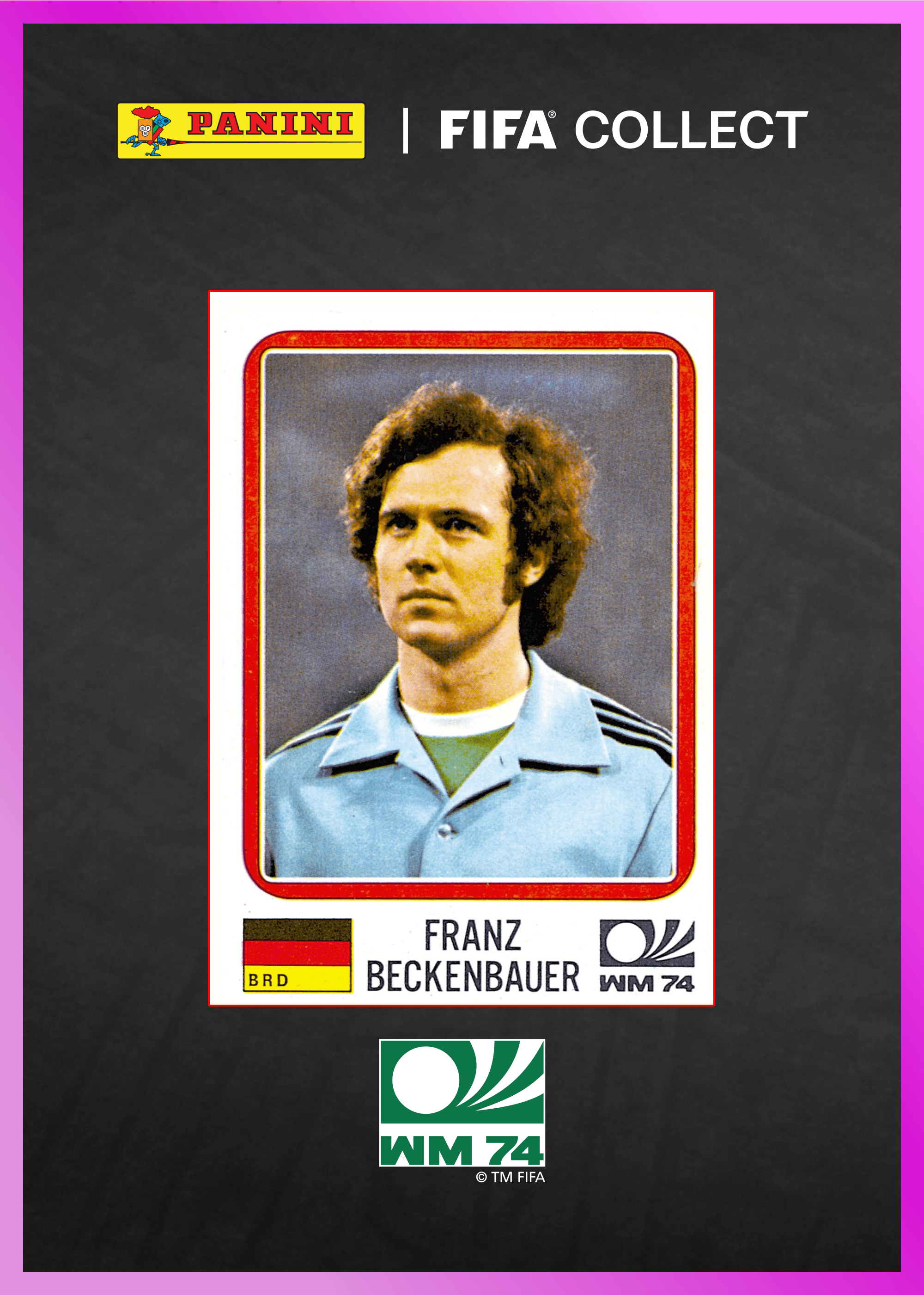 Franz Beckenbauer - München 1974 - FIFA Collect