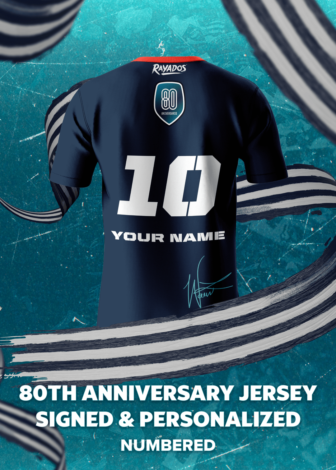 80th Anniversary Jersey - Signed, Personalized & Numbered - FIFA Collect