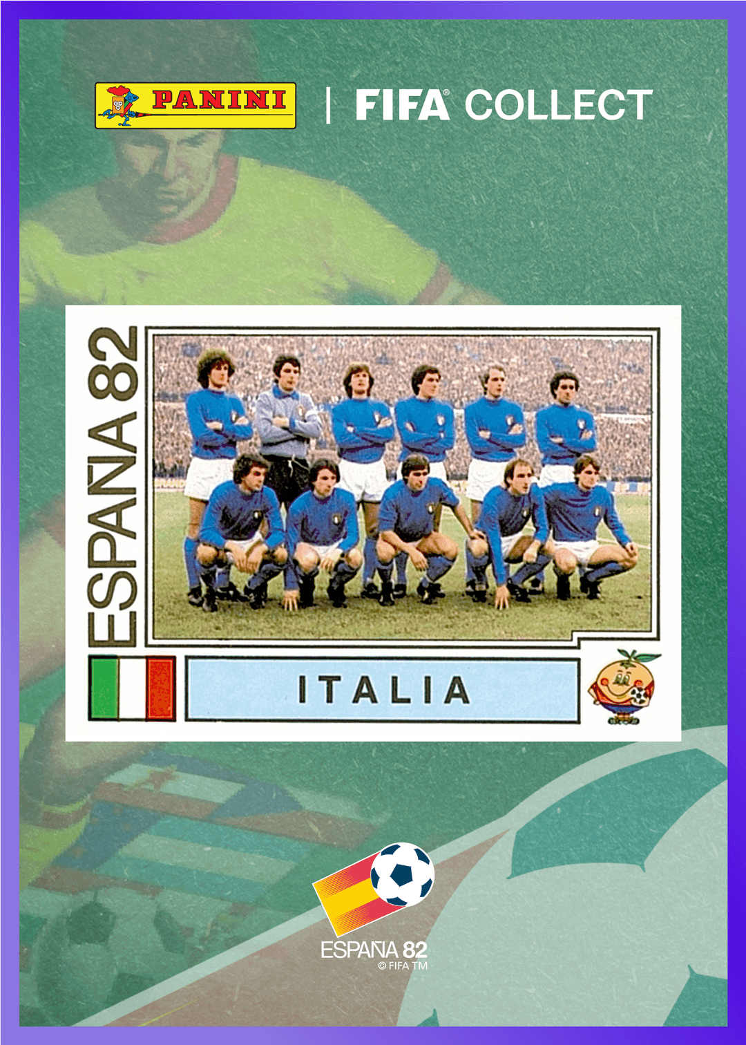 Italy - SPAIN 1982 - FIFA Collect
