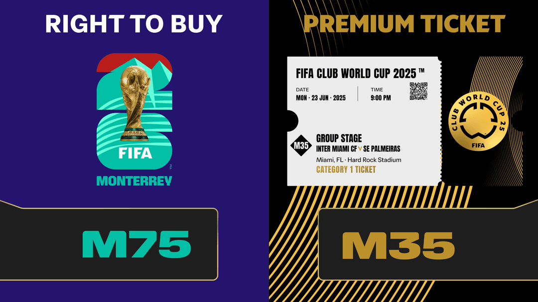 Combo Reward: Ticket Club World Cup 2025™ M35 + RTB M75 to FIFA World ...